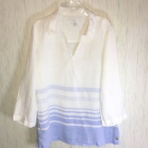 Sigrid Olsen | Tops | Sigrid Olsen Linen Top | Poshmark